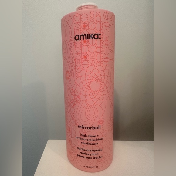 amika | Hair | Amika Mirrorball High Shine Conditioner Liter Pink ...